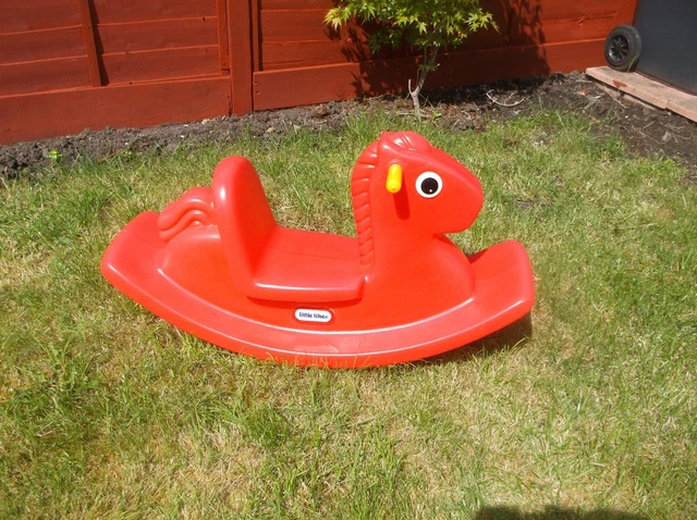 LITTLE TIKES / Red Rocking Horse Outdoor Rocker £12.99 - PicClick UK