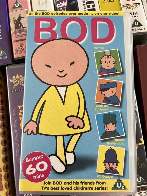 BOD CHILDRENS CARTOON VHS Video Tape All 13 Episodes 1998 Retro Pal 70 ...