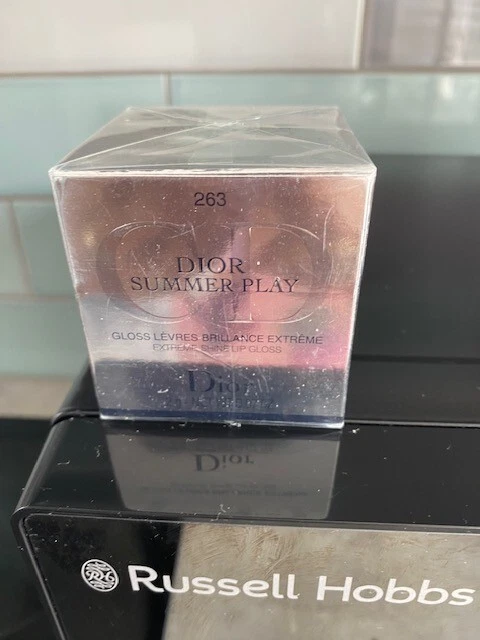 DIOR SUMMER PLAY Dice 263 pink essentials Extreme Shine Lip Gloss bnib ...