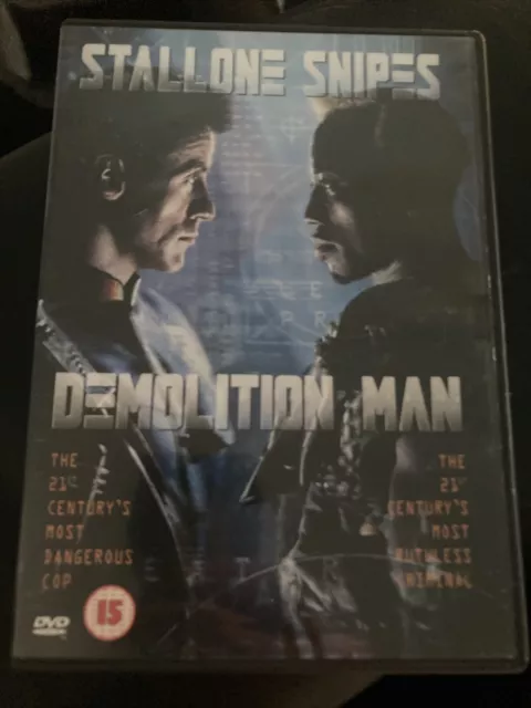 Demolition Man [1993] Dvd Sylvester Stallone Wesley Snipes Sandra