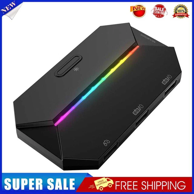 G6L KEYBOARD MOUSE Converter Wired Mobile Controller Adapter for PS3 ...