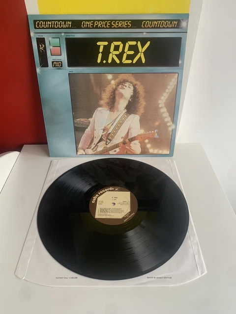 T REX COUNTDOWN Series disque vinyle LP 12" 1982 compte 11 cubes ...