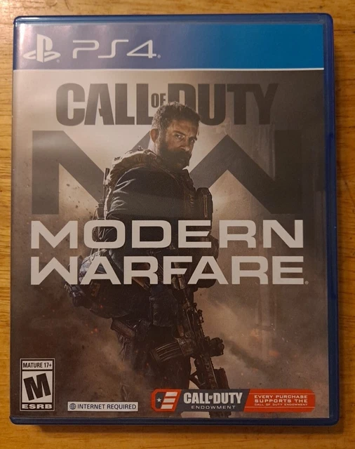 CALL OF DUTY: MODERN WARFARE SONY PLAYSTATION 4 PS4 CIB Complete COD MW ...