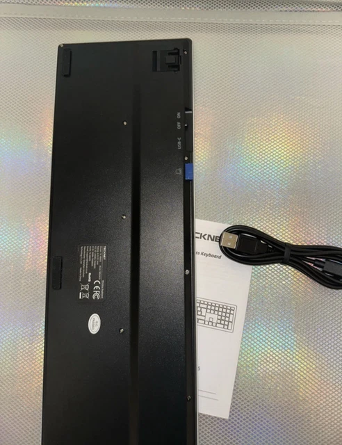 TECKNET WIRELESS KEYBOARD Rechargeable Bluetooth, Full Size UK LAYOUT £ ...