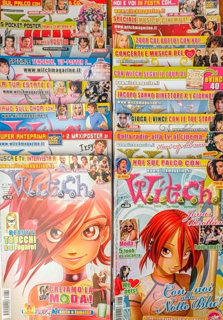 W.I.T.C.H. LOTTO DAL N° 72 al N° 88 Disney Fumetto Witch EUR 69,90 ...