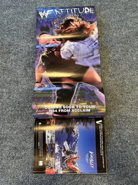 NINTENDO POWER MAGAZINE July 1999 World Driver Championship w/Poster ...