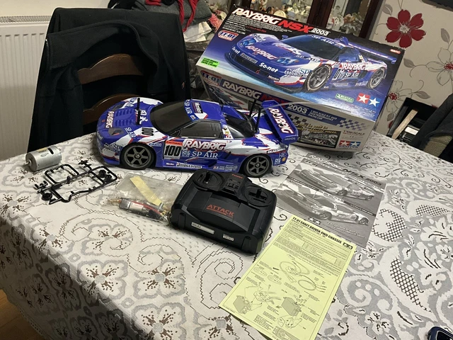 TAMIYA TT01 1/10Th Rc Racing Car ..Honda Nsx . Raybrig Nsx 2003 With Orig Box & £187.92 ...