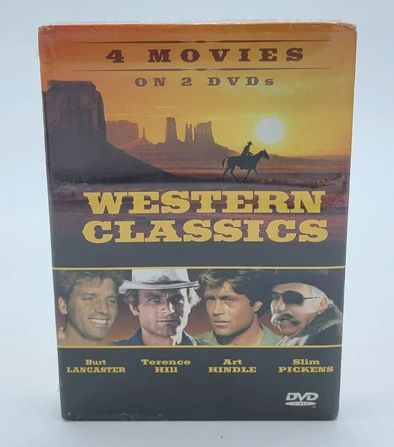 WESTERN CLASSIC 4 Movies Collection Box set (DVD, 2011, Canadian ...