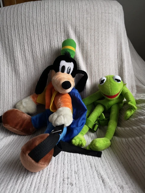 GOOFY THE DOG and Kermit The Frog Backpack Walt Disney Kid's Rugsacks £ ...