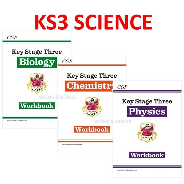 KS3 BIOLOGY PHYSICS Chemistry workbooks Years 7-9 Cgp 2023 (Online ...