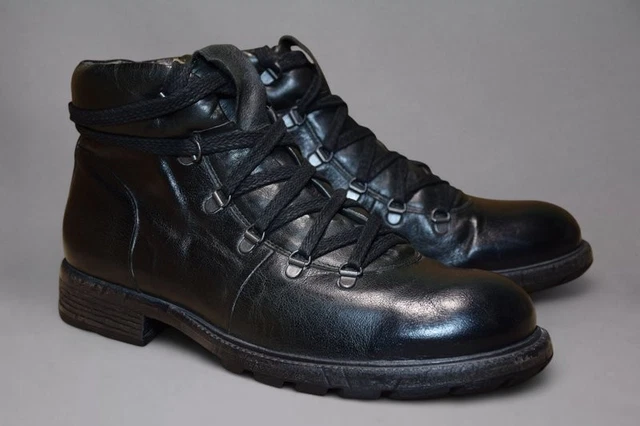 MEN THINK! BOOTS Black Leather 44 £120.84 - PicClick UK