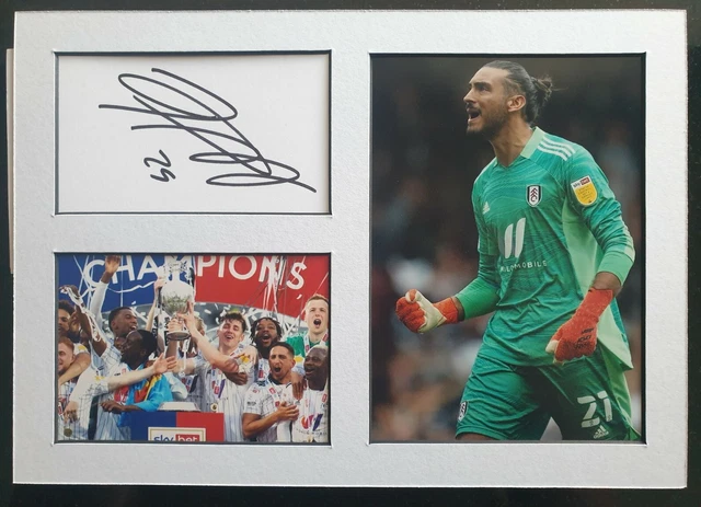 PAULO GAZZANIGA SIGNED Mounted Display - FULHAM FC KEEPER League ...