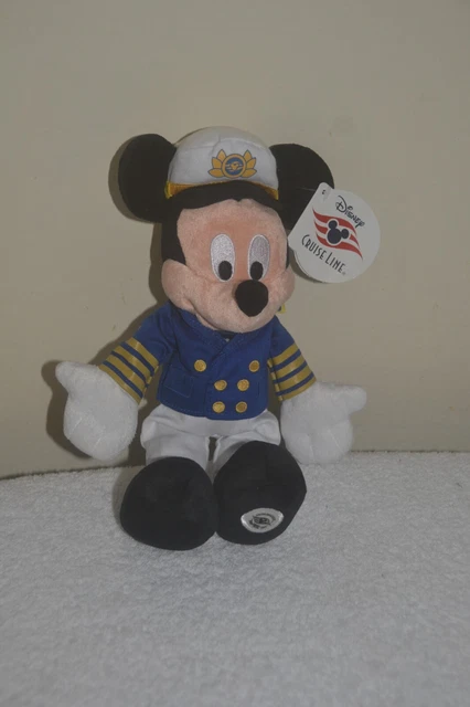 DISNEY CRUISE LINE Captain Mickey Mouse 12" Plus Soft Toy £37.99 ...