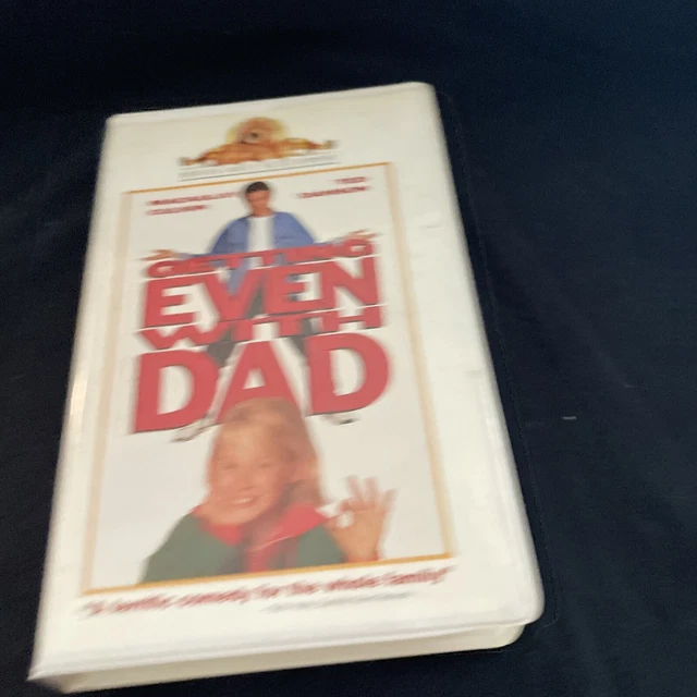 GETTING EVEN WITH Dad (VHS, 1995, Clamshell Family Entertainment.) £3. ...