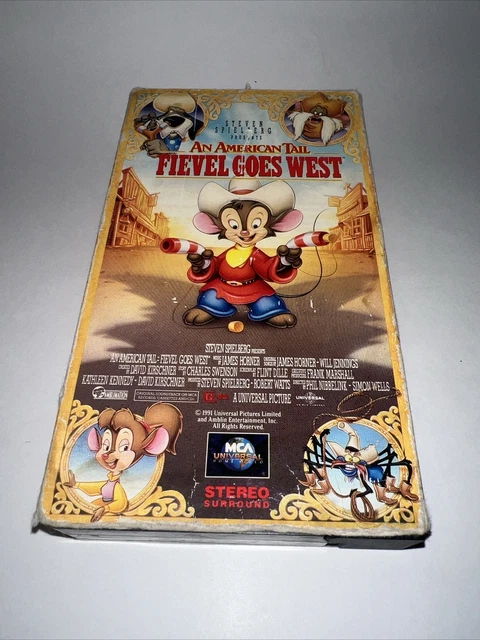 AN AMERICAN TAIL Fievel goes west VHS movie Pre owned good condition £4 ...