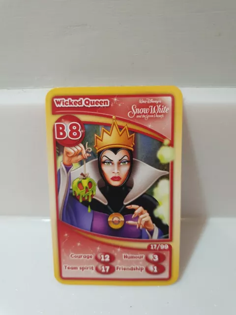 Morrisons Disneyland Paris 20th Anniversary Trading Card B8 Wicked