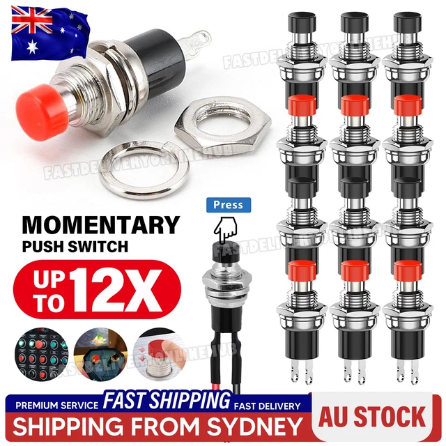 MINI PUSH BUTTON Switch Micro Momentary ON/OFF SPST Normally Open N/O ...