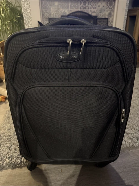 SAMSONITE BLACK CARRY On Case 60cm X 40 X 24cm £26.70 - PicClick UK