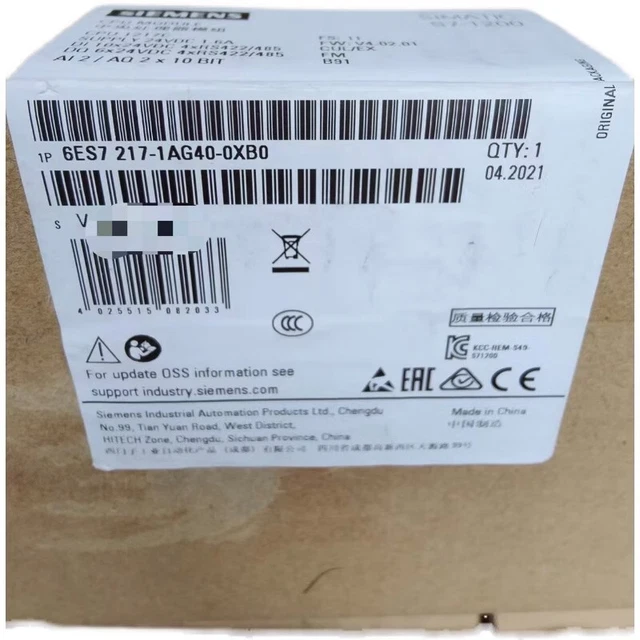 NEW SIEMENS MODULE 6ES7217-1AG40-0XB0 PLC SIMATIC S7-1200 CPU 1217C EUR ...
