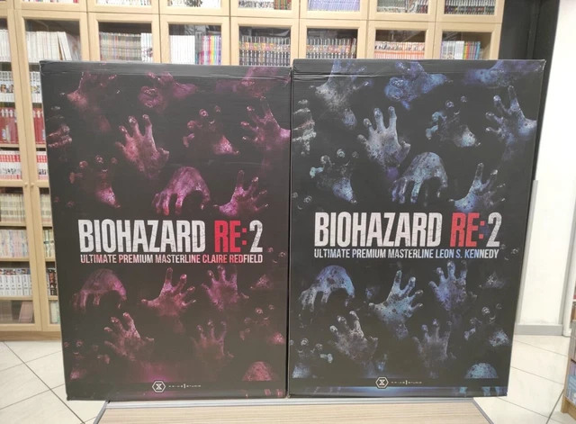 PRIME 1 STUDIO Masterline 1:4 Resident Evil 2 Leon S.Kennedy + Claire ...