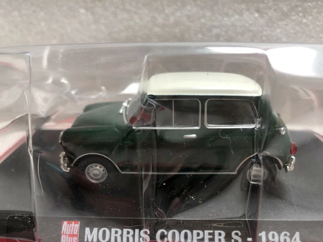 1964 IXO AUTO PLUS Morris Cooper S 1/43 Miniature Car Collection Press ...