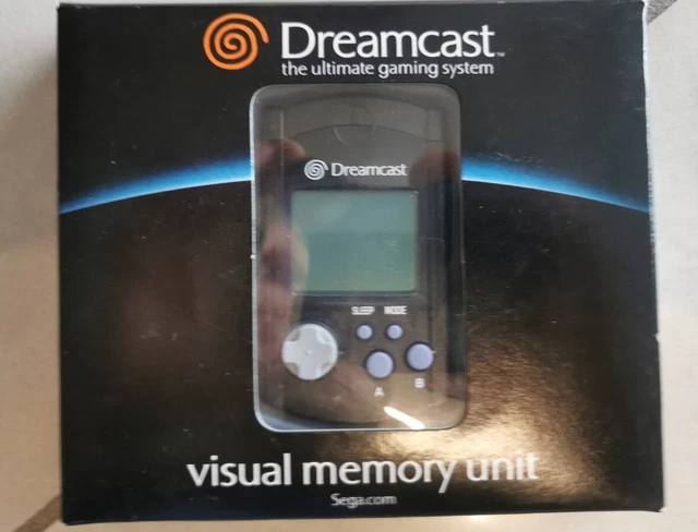SEGA DREAMCAST VISUAL Memory Unit Black VMU Unopened £33.65 - PicClick UK