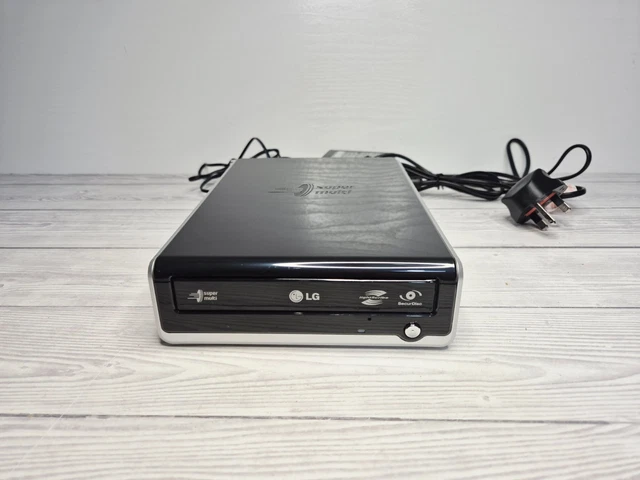 LG EXTERNAL USB Super Multi DVD & CD Rewriter GE20 LU10 Lightscribe ...