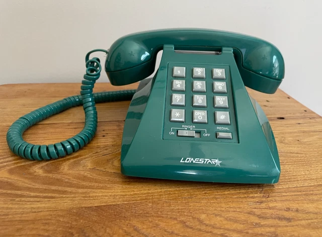 VINTAGE LONESTAR MODEL 922 Green Push Button Telephone £28.28 - PicClick UK