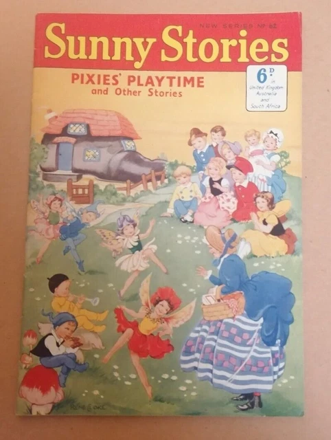 COMIC - VINTAGE British Post-War Comic Sunny Stories New Series 1958 ...