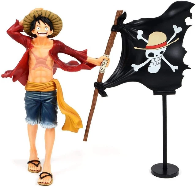 ONE PIECE MONKEY・D・LUFFY Figure Banpresto Mugiwara Family Flag £48.11 ...