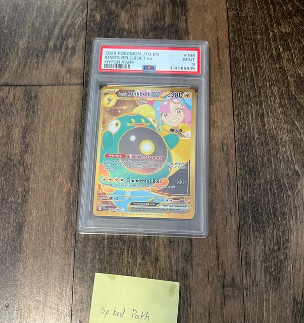 2025 POKEMON JTG En-Journey Together Hyper Rare #188 Iono's Bellibolt ...