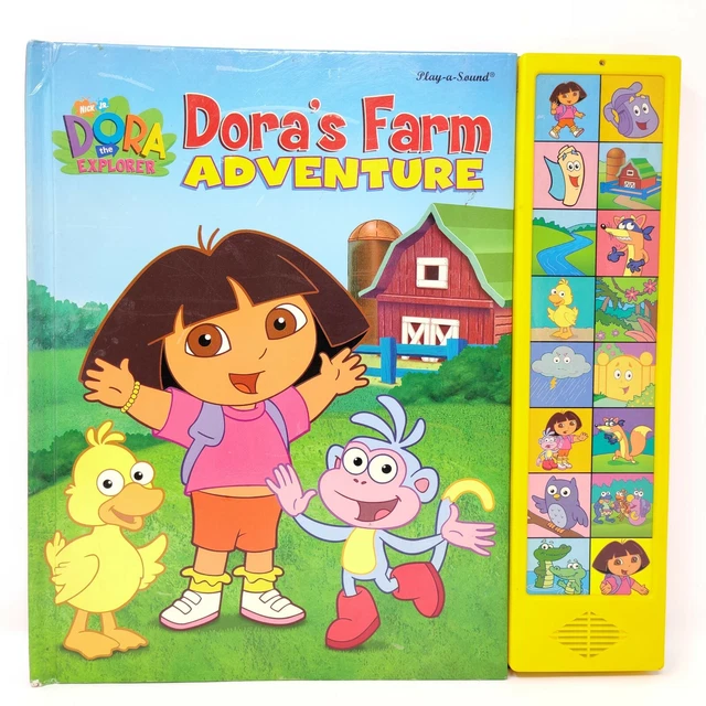 DORA THE EXPLORER Dora`s Farm Adventure Play-A-Sound Book 16 ...