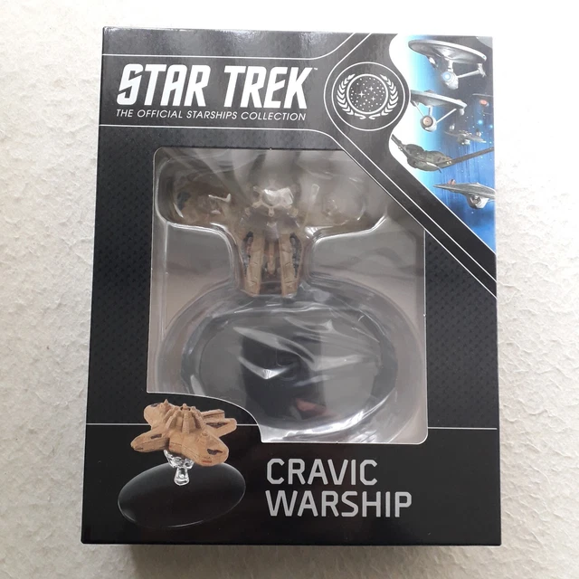 EAGLEMOSS STAR TREK Official Starship Collection Cravic Warship Ship ...