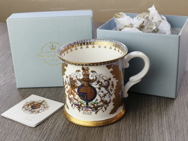 ROYAL COLLECTION TANKARD Mug Diamond Jubilee Queen Elizabeth II, 22 ...