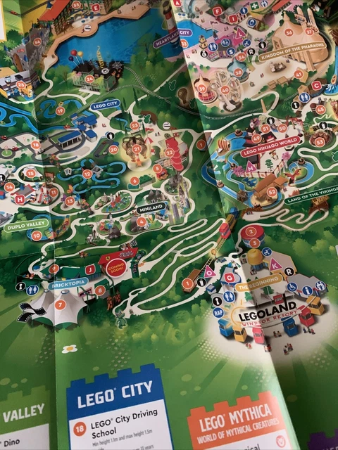 LEGOLAND WINDSOR 2023 Park Map EUR 3,43 - PicClick FR