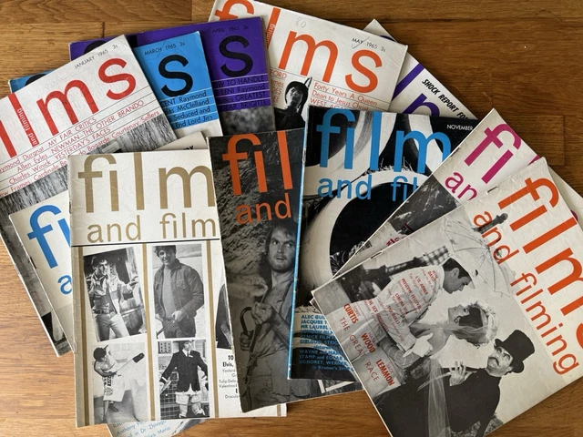 FILMS AND FILMING Magazine Bundle (1965) £31.92 - PicClick UK