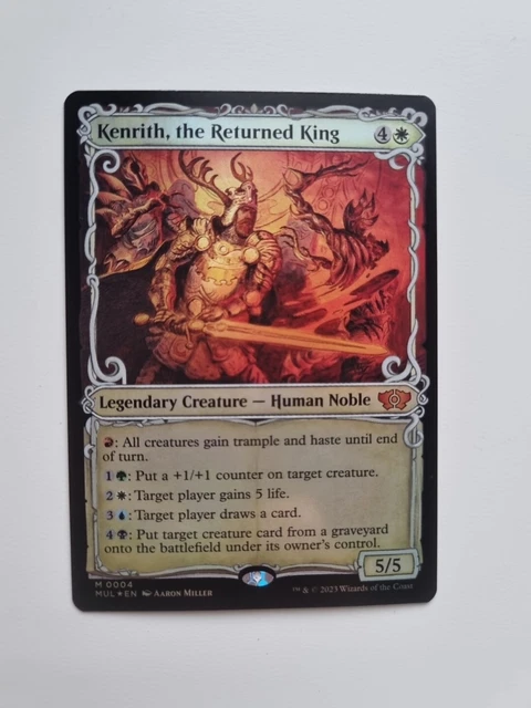 MTG KENRITH, THE Returned King Multiverse Legends 0004 Foil Mythic $4. ...