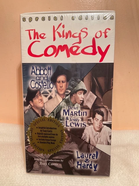 THE KINGS OF Comedy VHS Box Set: Abbott Costello Martin Lewis Laurel ...