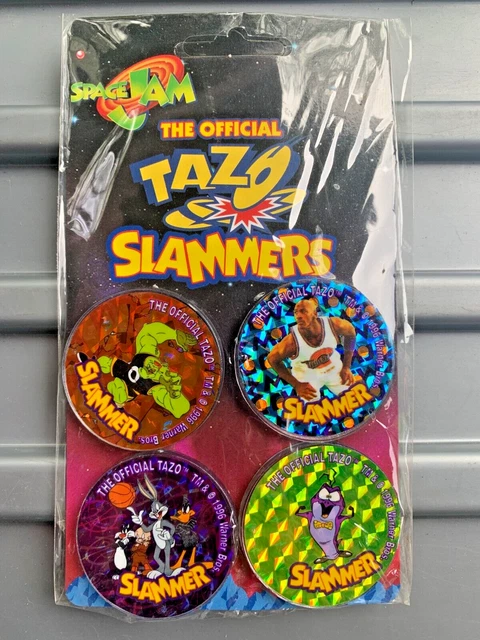 SPACE JAM OFFICIAL Tazos Slammers, Brand New In Pack, Michael Jordan ...