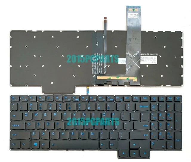 NEW LENOVO IDEAPAD Gaming 3-15ARH05 3-15IMH05 Keyboard US Backlit BLUE ...