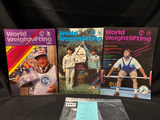 WORLD WEIGHTLIFTING MAGAZINE 1990 Lot Of 3 IWF LNEW £27.73 - PicClick UK