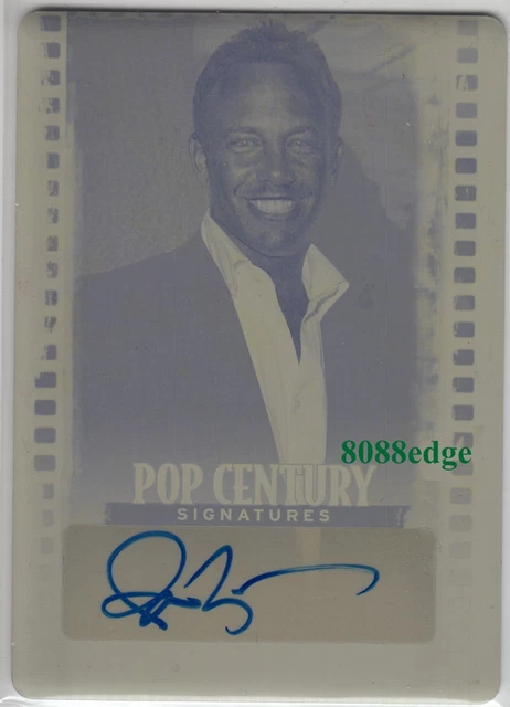 2011 POP CENTURY Print Plate Auto: Ian Ziering 1/1 Autograph Beverly ...