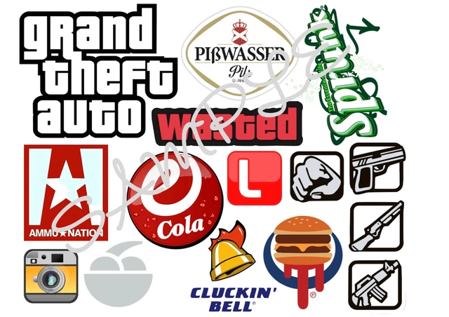 GTA GRAND THEFT Auto Themed Edible Icing Sheet A4 Cake Toppers £5.50 ...