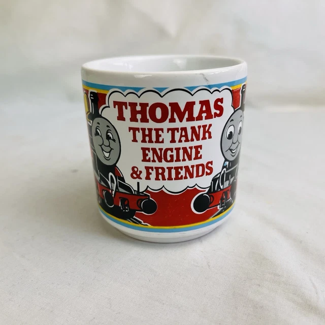 THOMAS THE TANK Engine & Friends Ceramic Mug Cup 1990 Britt Allcroft ...