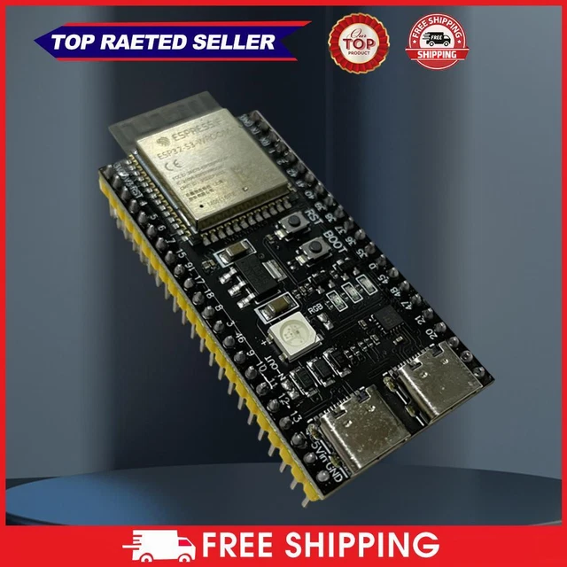ESP32/ ESP32-S3/ESP32-C3 DEVELOPMENT Board Dual Type-C (N16R8 Welded) UK £8.51 - PicClick UK
