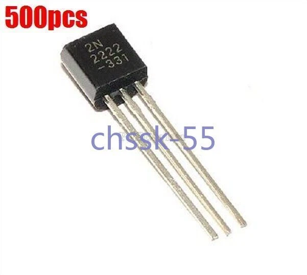 500PCS 2N2222A 2N2222 Npn Transistor TO-92 Ic New sp £6.16 - PicClick UK