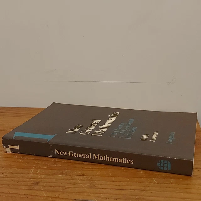 NEW GENERAL MATHEMATICS With Answers J B Channon 1982 Paperback Book ...