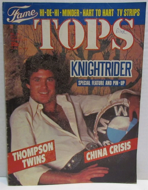 TOPS MAGAZINE #102 1983 Knight Rider Cover, Buck Rogers, Fame £7.45 ...