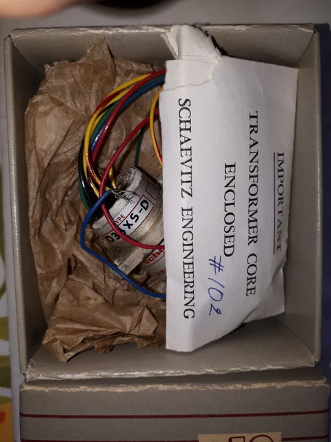 LINEAR VARIABLE DIFFERENTIAL Transformer Type 033XS-D circa 1958 $15.00 ...