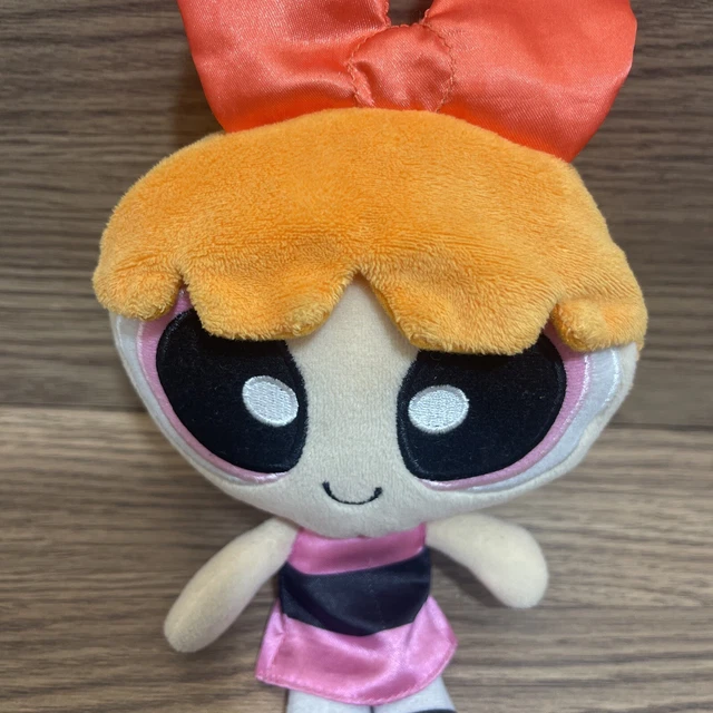 POWERPUFF GIRLS PLUSH Cartoon Network Stuffed Animal Blossom Pink 10 ...